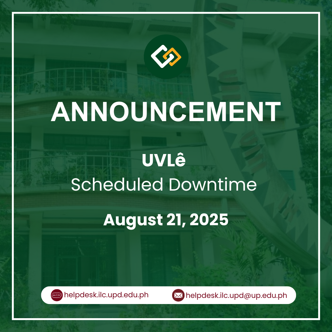 UVLe: Scheduled Downtime - August 21, 2025